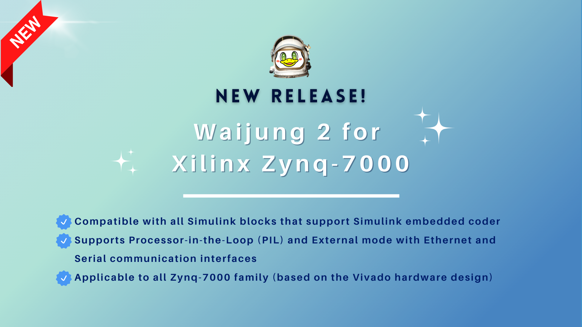 Aimagin: New release Waijung 2 for Xilinx Zynq-7000