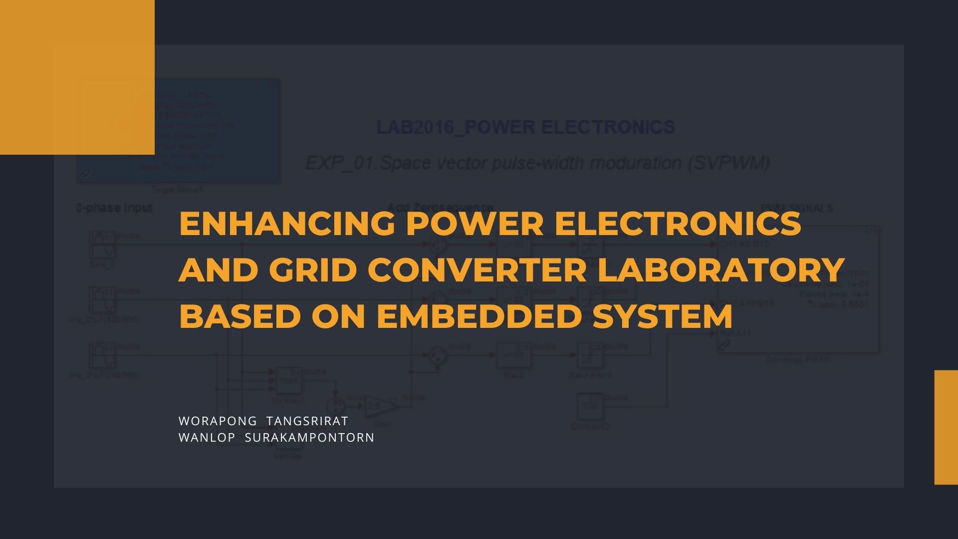Aimagin: Enhancing Power Electronics and Grid Converter Laboratory ...